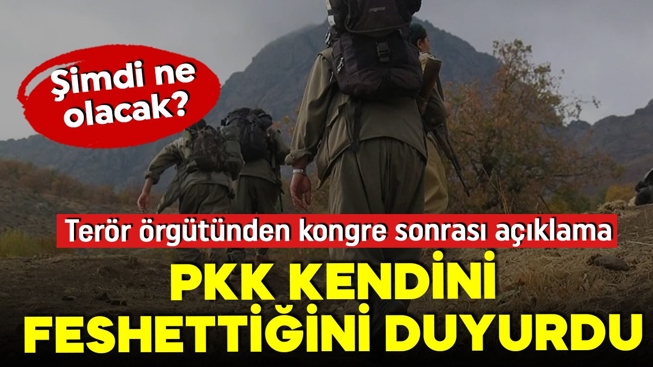 Terör örgütü PKK kendisini feshettiğini duyurdu! Silahlar bırakıldı - Türkiye Haberleri - TV100